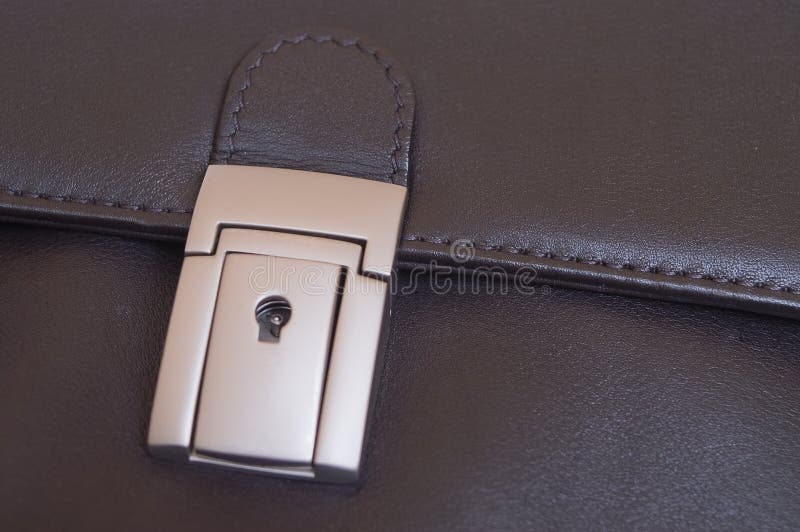 Briefcase lock stock image. Image of suitcase, metal, chrome - 8289603