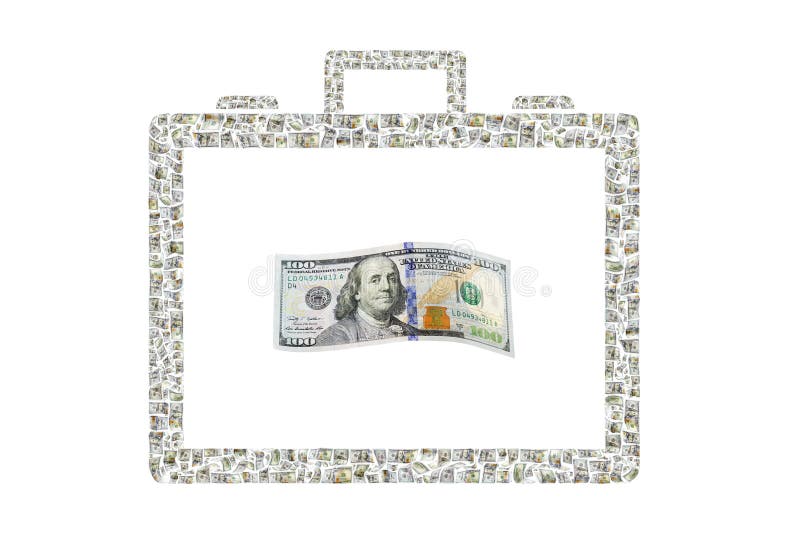 Briefcase of Money stock photo. Image of investment, franklin - 47679606