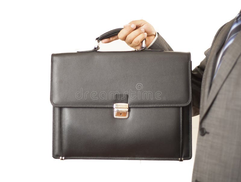 Briefcase is Nine To Carry Files Stock Image - Image of nine, carry ...