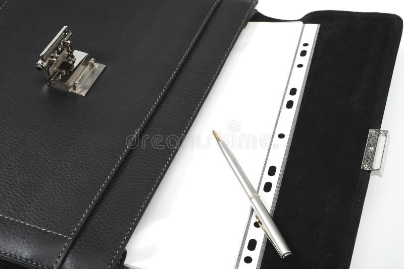 Briefcase with Business Papers Stock Image - Image of beauty, start: 463937