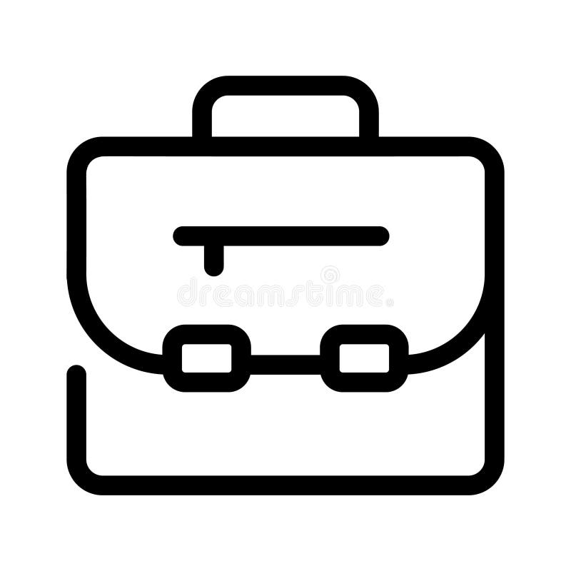 A Briefcase Representing Work or Business Stock Vector - Illustration ...