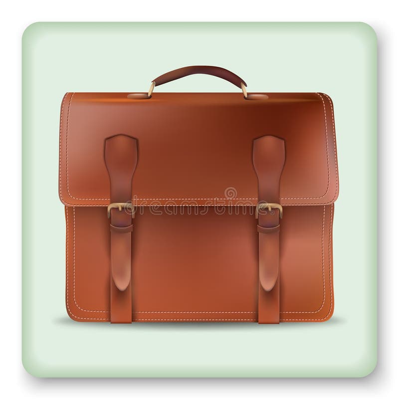 Briefcase. Vector Illustration Stock Vector - Illustration of luggage ...