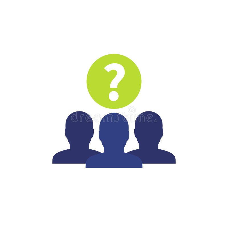 Briefing, Instruction for a Team Icon on White Stock Vector ...