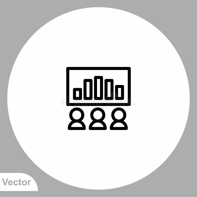 Briefing Vector Icon Sign Symbol Stock Vector - Illustration of design ...