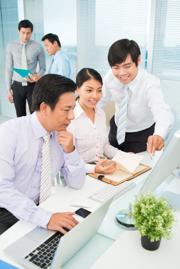 Business briefing stock image. Image of joined, company - 34666003