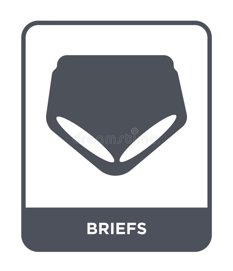 Briefs Icon in Trendy Design Style. Briefs Icon Isolated on White ...