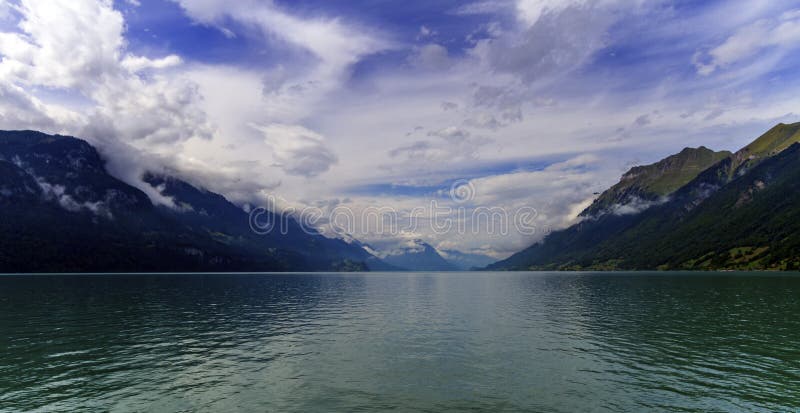 Brienz lake Switzerland stock photo. Image of swiss, lake - 70492666