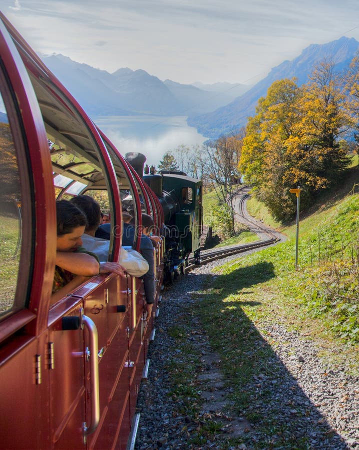 Brienz-Rothorn Train, Switzerland III Editorial Stock Image - Image of ...