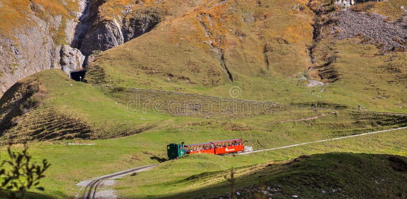 Brienz-Rothorn Train Switzerland - Steam Train II Editorial Image ...