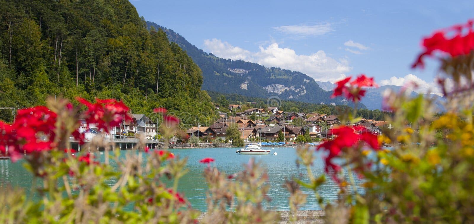 Brienz Village stock image. Image of brienz, europe, swiss - 22936717