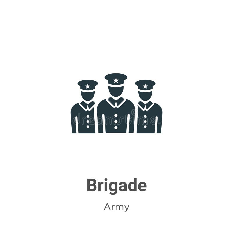 Brigade Icon. Isolated Brigade Icon Vector Illustration From Army And ...