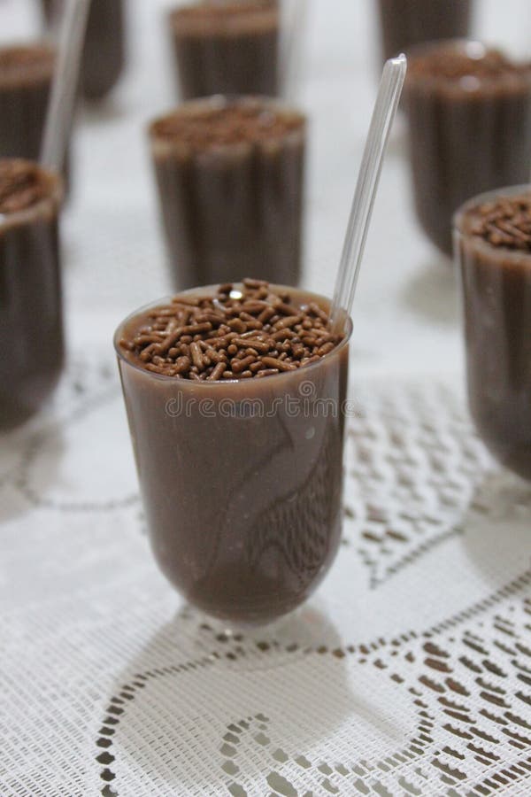 Brigadeiro on a cup stock photo. Image of brazilian - 201201160