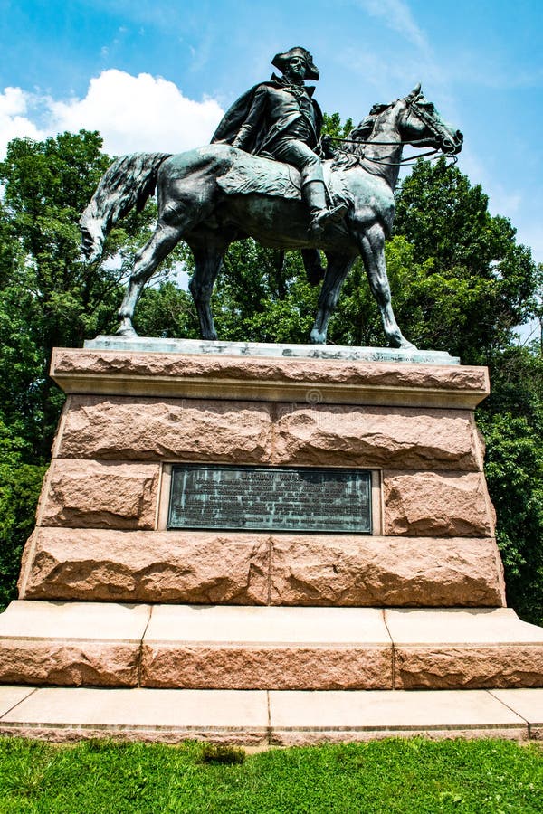 Brigadier General Anthony Wayne Statue Stock Image - Image of athony ...