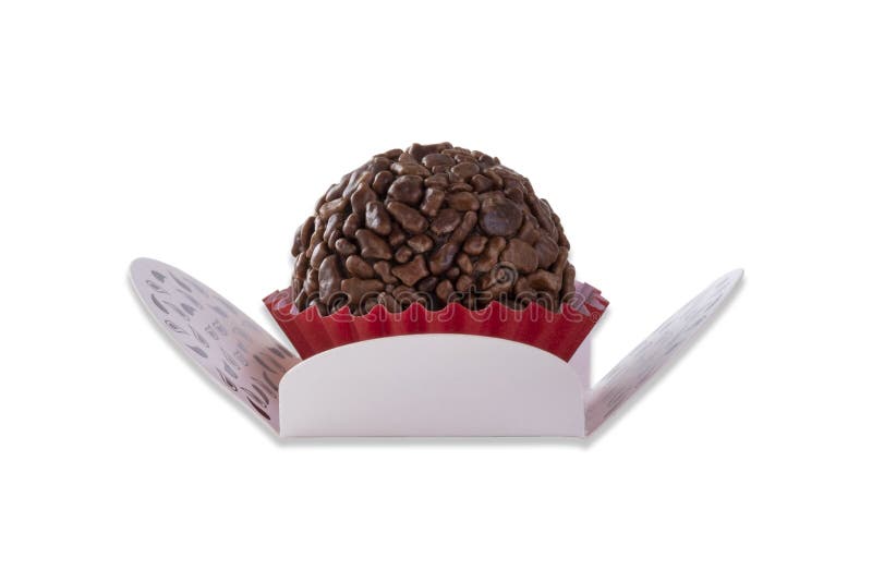 Red Brigadier Isolated on White Background Stock Image - Image of food ...