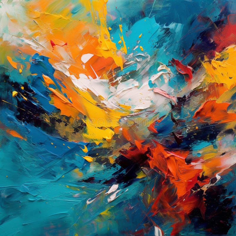 Bright absract artwork stock illustration. Illustration of view - 281787480