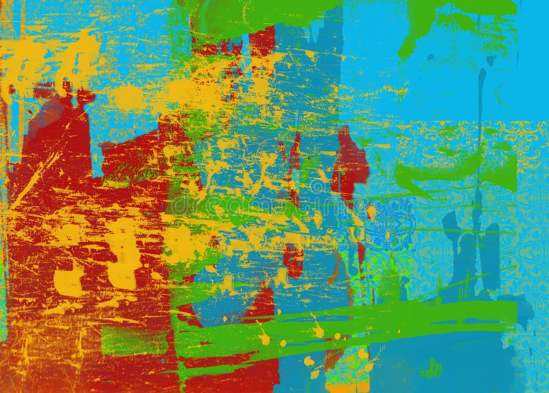 Bright Abstract Art Background Stock Illustration - Illustration of ...