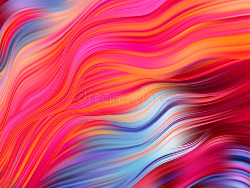 Bright Abstract Background with Colorful Swirl Flow. Vector ...