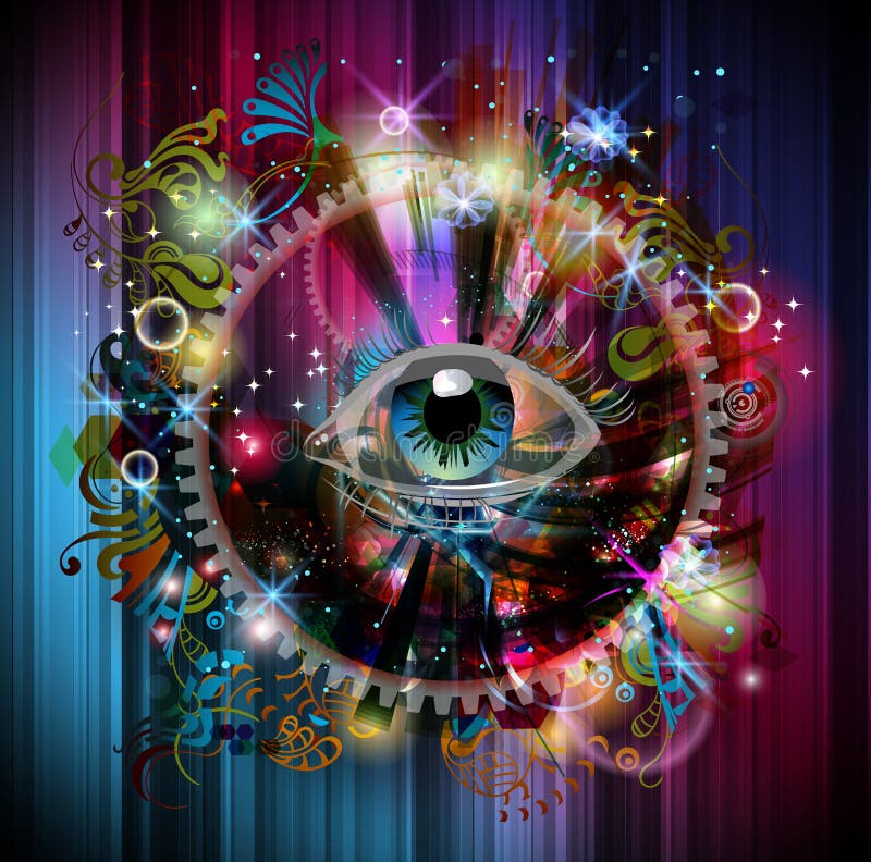 Bright abstract background stock illustration. Illustration of glowing ...