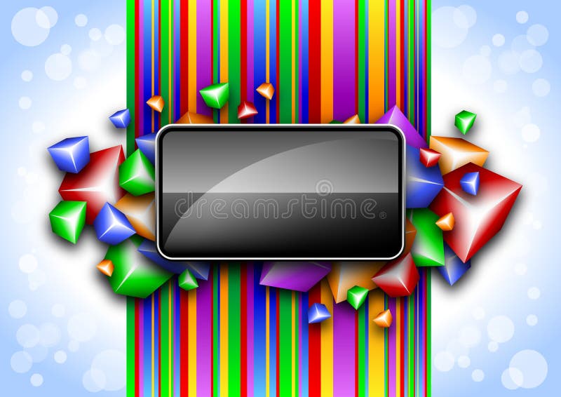 The Bright, Abstract Background with Place for Tex Stock Vector ...