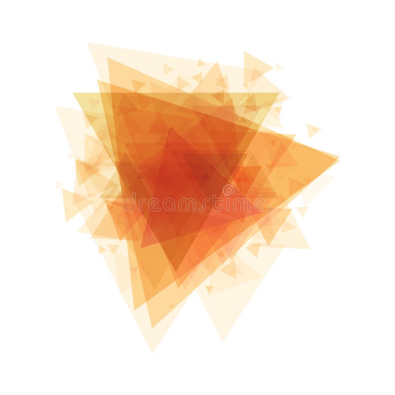 Bright Abstract Background of Triangles with Frame for Text on a White ...