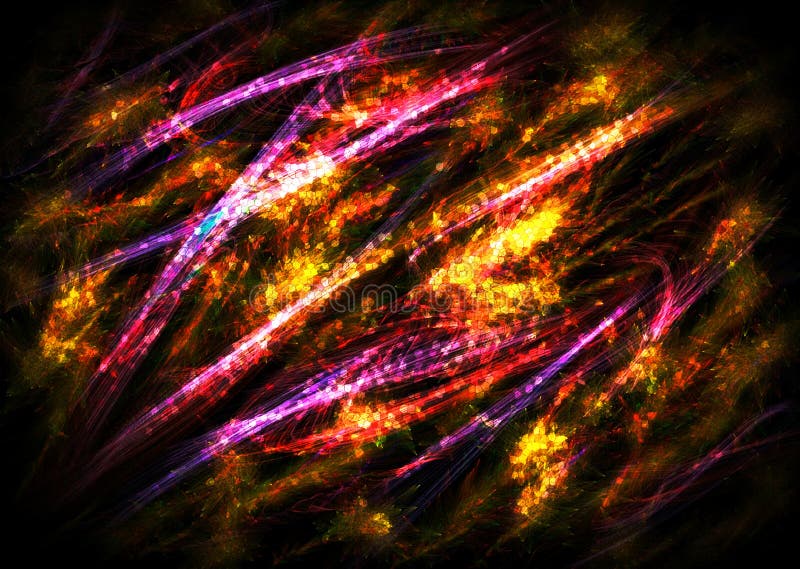 Bright Abstract Color Pattern on a Dark Background Stock Image - Image ...