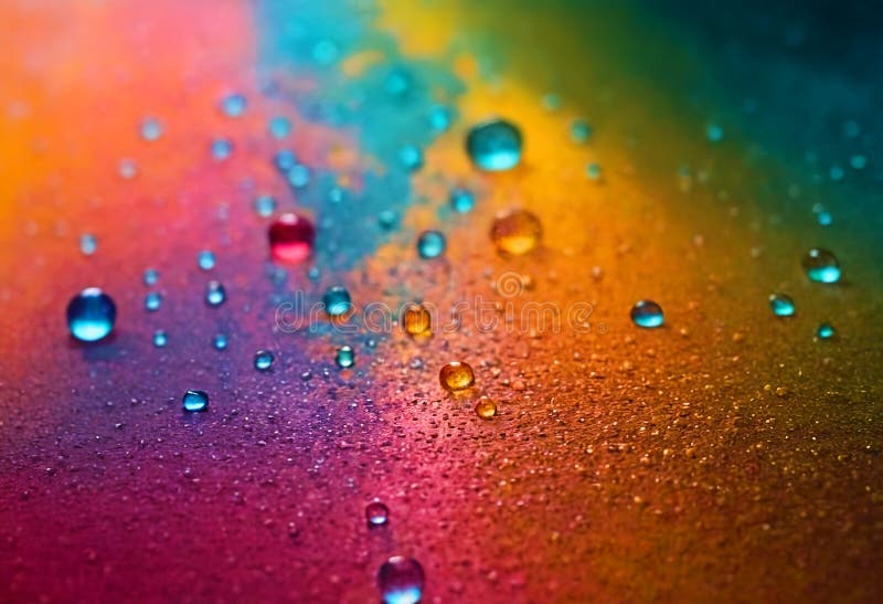 Bright Abstract Colorful Background with Multicolor Drops and Sparkles ...