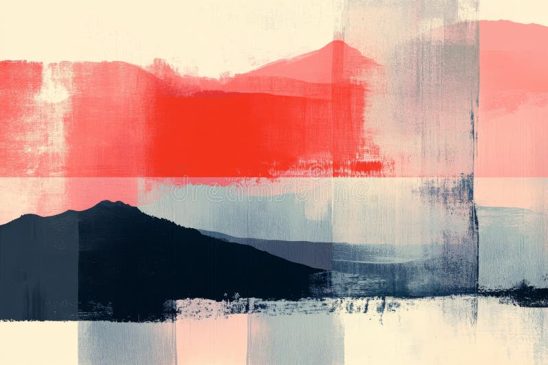 Bright Abstract Digital Art Showcasing Streaks of Color Stock Photo ...