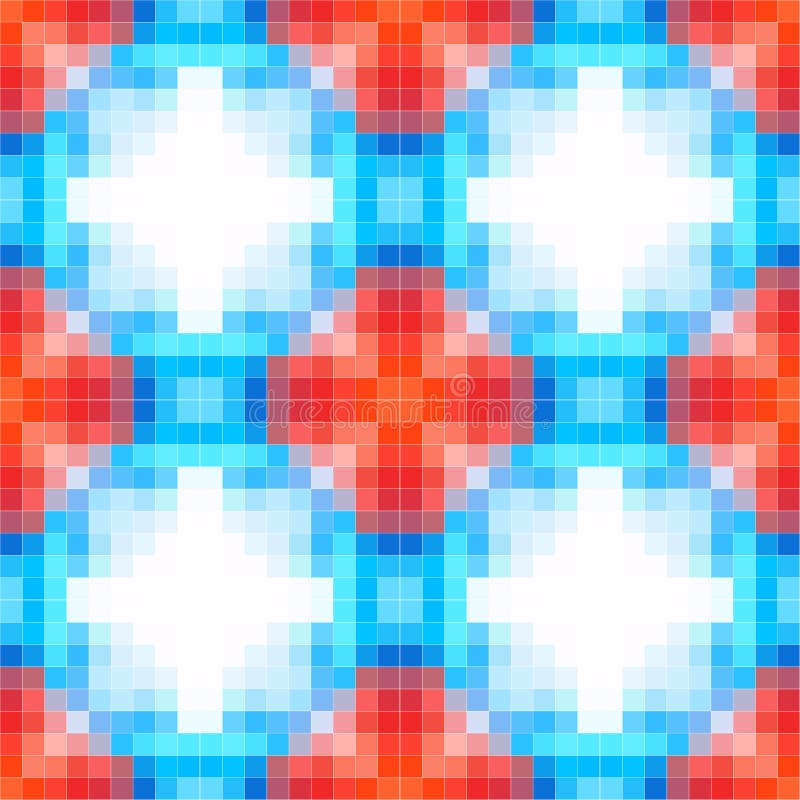 Bright Abstract Dynamic Seamless Pattern of Shapes Stock Vector ...