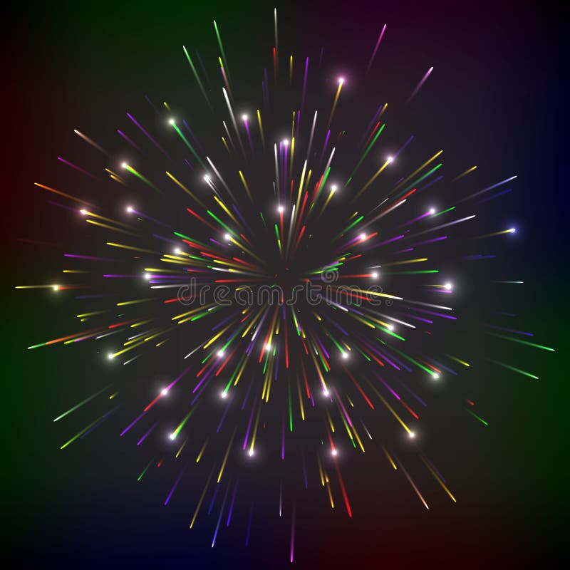 Bright Abstract Background with Explosion Stars. Stock Vector ...