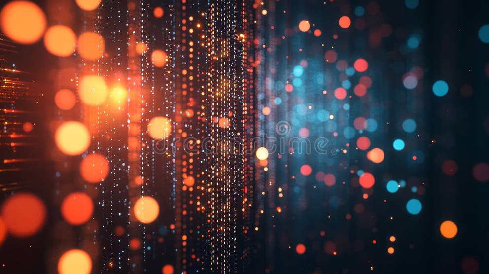 Bright Abstract Forex Chart Background with Glowing Pixels and Data ...