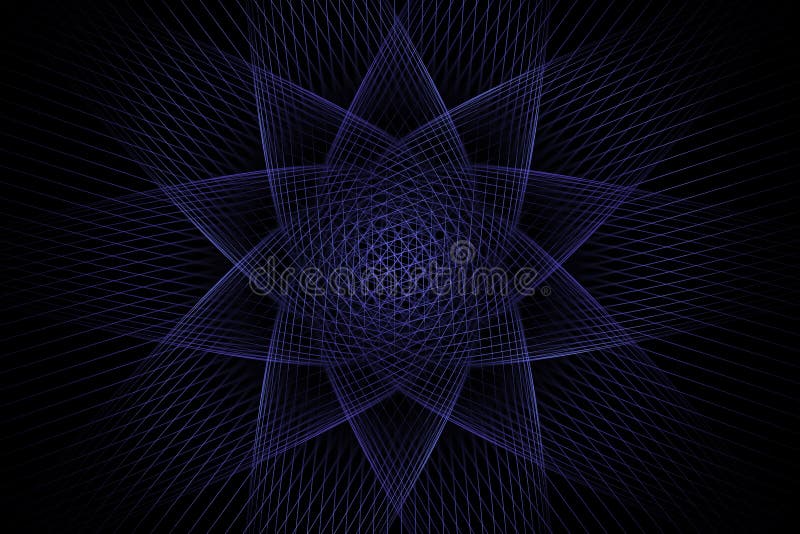 Fractal starry sky fantasy stock illustration. Illustration of energy ...