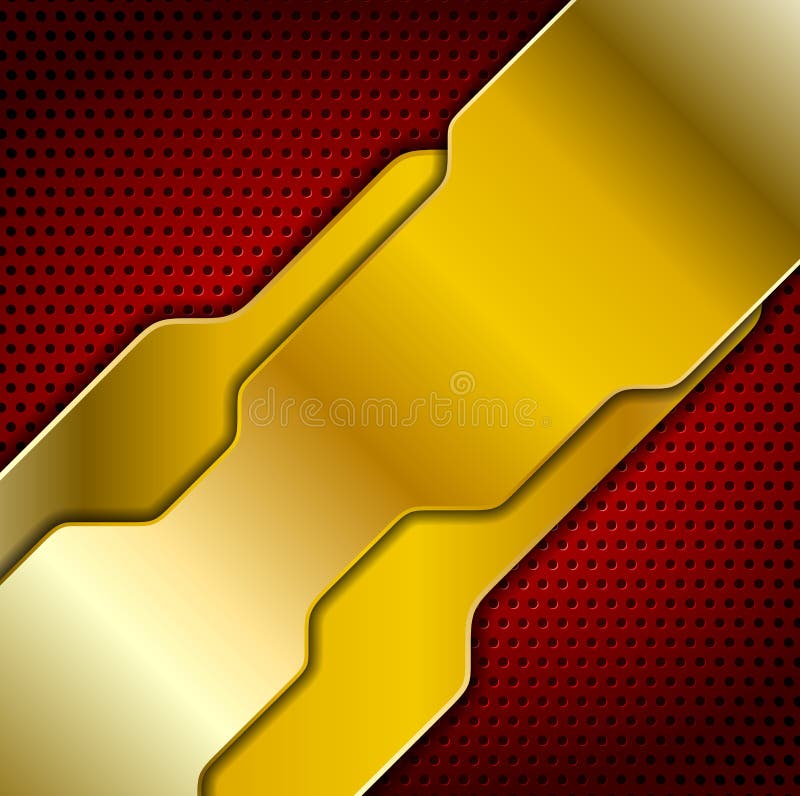 Bright Abstract Golden Design Stock Vector - Illustration of brochure ...