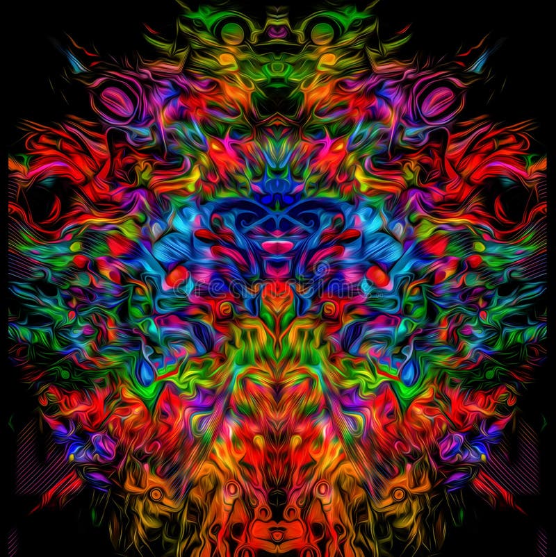 Bright Abstract Illustration Stock Illustration - Illustration of ...