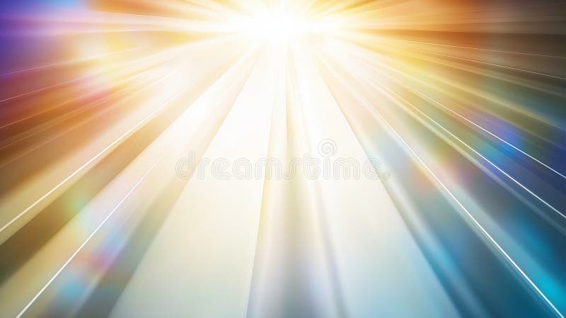 Bright Abstract Light Rays Creating Majestic Radiant Glow Stock Photos ...