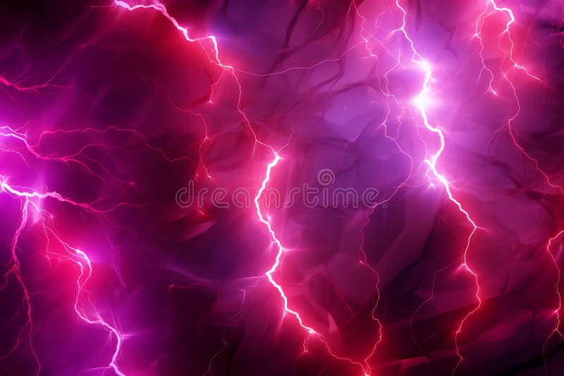Bright Abstract Lightning in the Sky. Colorful Flash of Explosion in ...