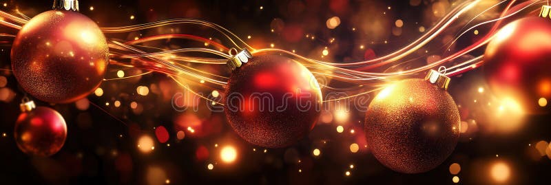 Bright, Abstract Lines Intertwine with Shimmering Spherical Elements ...