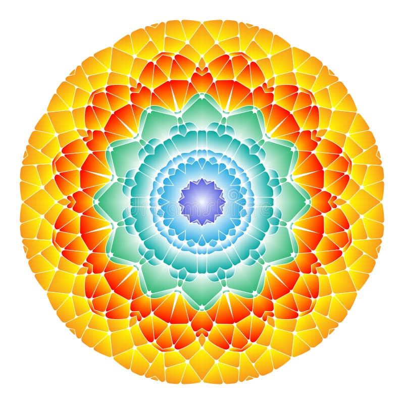 Bright Abstract Pattern, Mandala. Stock Vector - Illustration of cloth ...