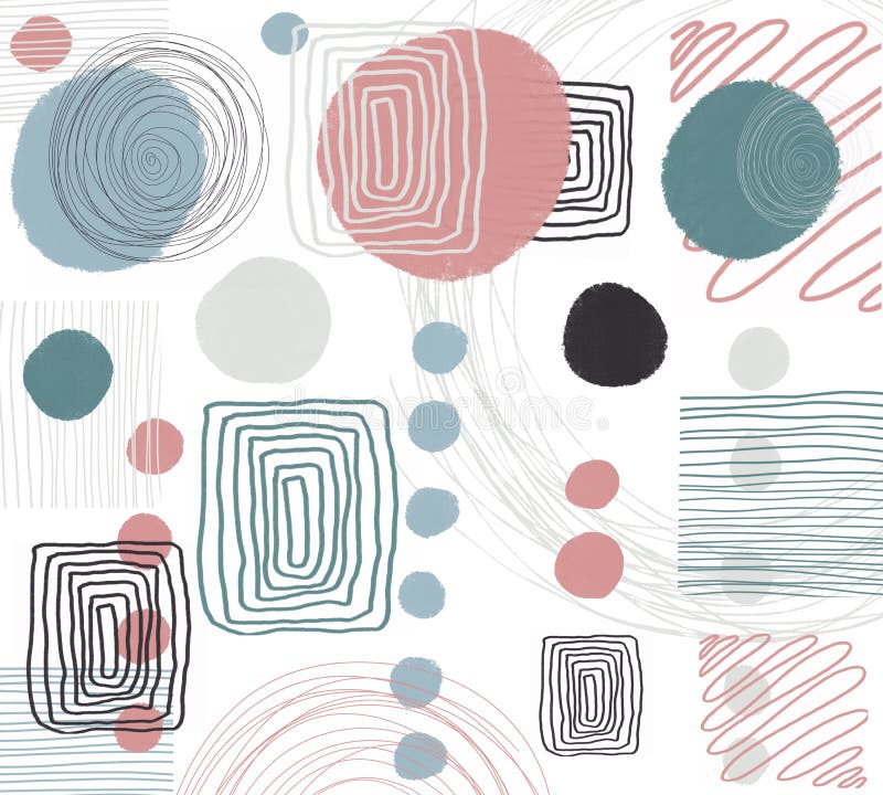 Graphic Design. Hand Drawn Texture. Stock Illustration - Illustration ...