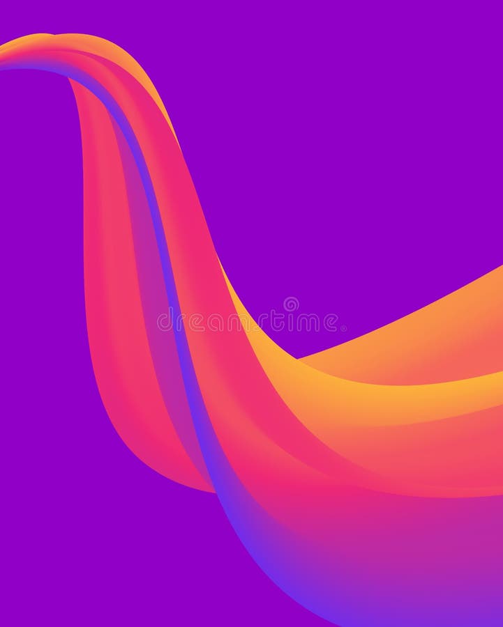 Abstract Colorful Pattern on Purple Background. Stock Vector ...