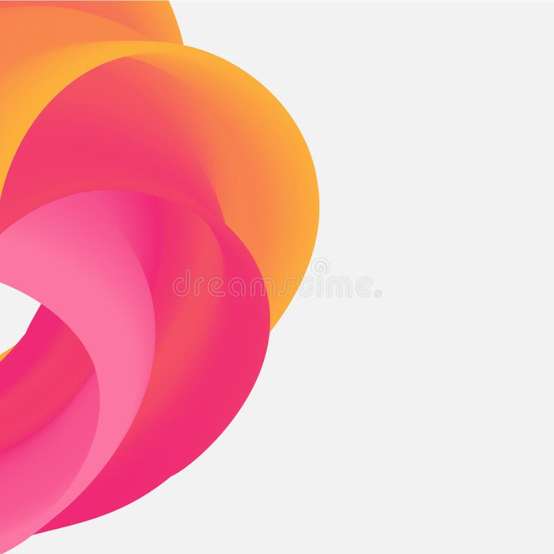 Abstract Pink Pattern on White Background. Stock Vector - Illustration ...