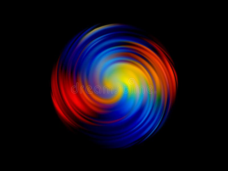 Bright Abstract Poster Design. Rainbow Circular Vortex, Modern Design ...