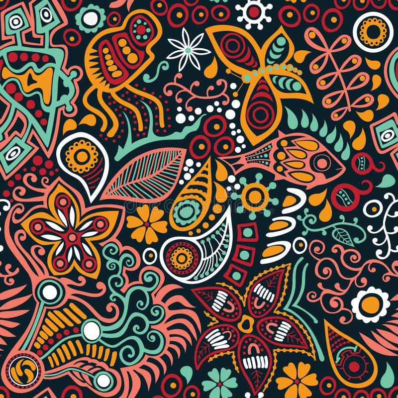 Bright Abstract Seamless Texture Stock Vector - Illustration of graphic ...