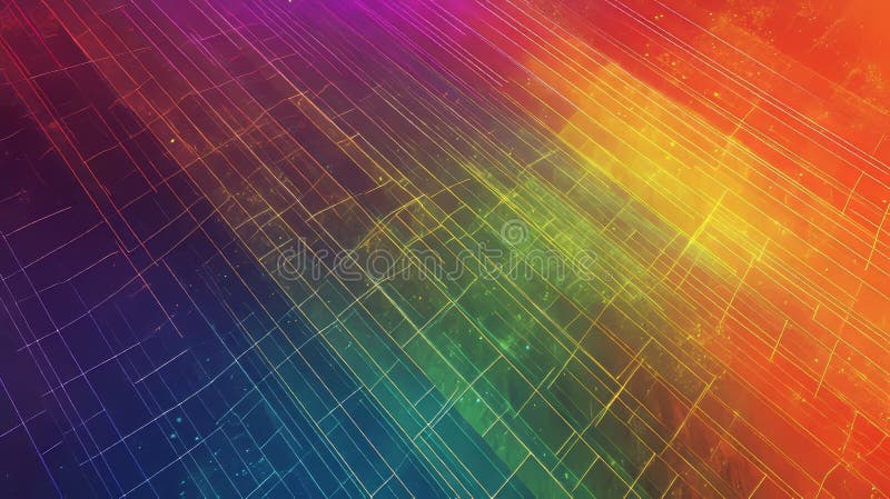 Bright Abstract Soundwave Pattern with Colorful Vertical Lines Against ...