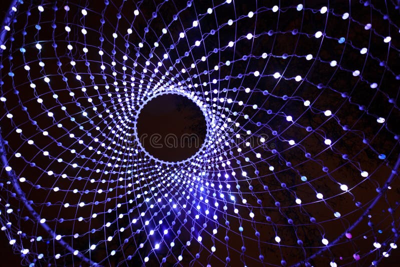 Bright Abstract Street Lights Stock Photo - Image of illumination ...