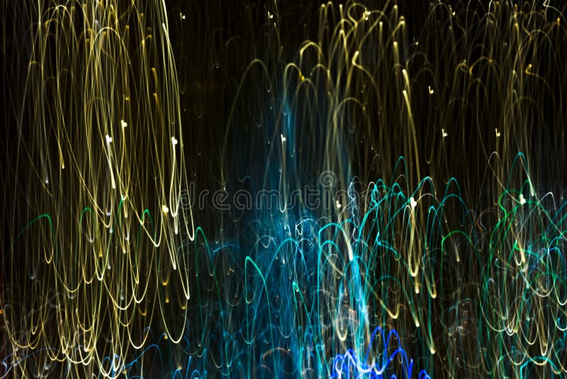 Bright Strip Patterns from Light Strips on a Black Background Stock ...