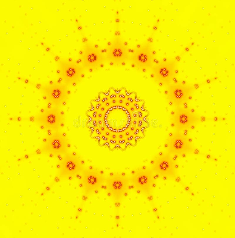 Bright abstract sun stock illustration. Illustration of mirror - 111245426