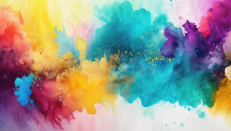 Bright Abstract Watercolor Background. Stock Illustration ...