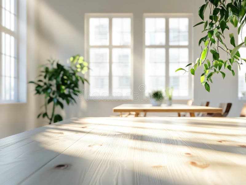 Bright and Airy Office Space Stock Photo - Image of work, remote: 389124430