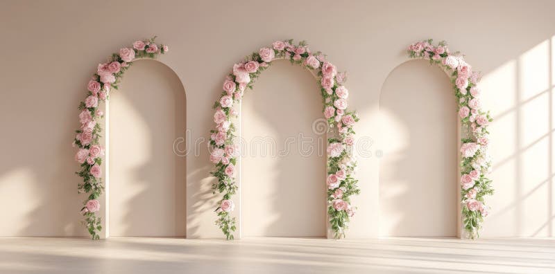 A Bright and Airy Space is Elevated by an Elegant Floral Installation ...