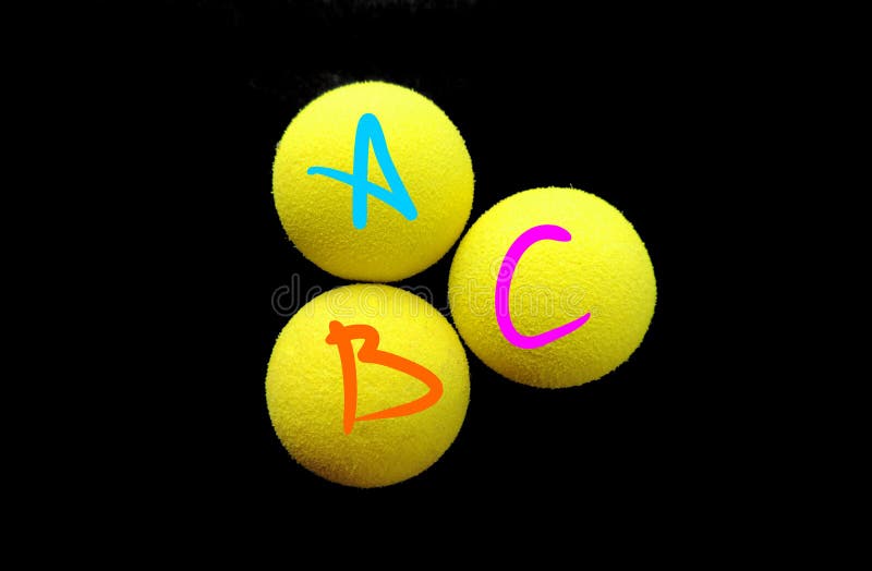 ABC Letters Alphabet on Colorful Background . Education and Back To ...